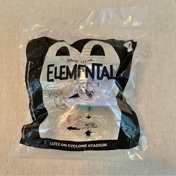 Disney | Toys | Mcdonalds Toy Disney Elemental 6 Lutz On Cyclone ...